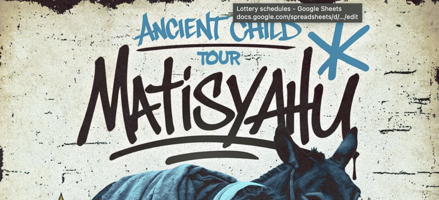 Matisyahu Announces 'Ancient Child' Fall Tour - Mirth Films